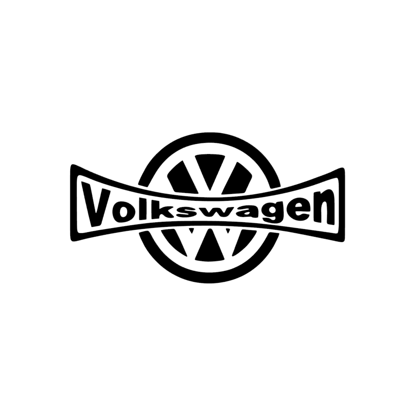 Volkswagen sticker with logo – BCUSTOM DESIGN