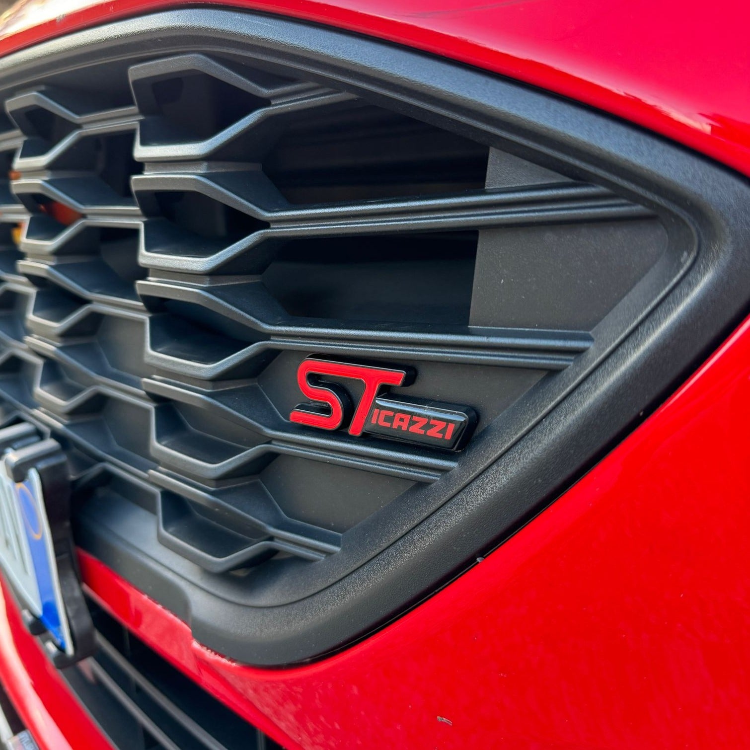 ST Line badge in double-sided metal – Bcustom Design